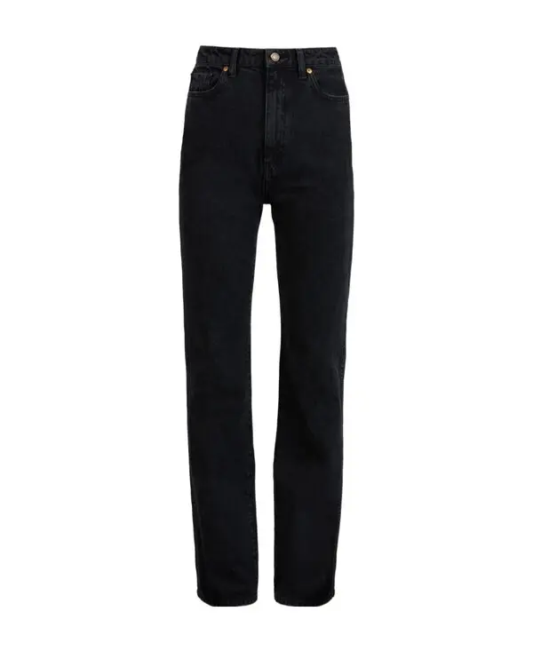 Khaite High-waisted Straight-leg Jeans