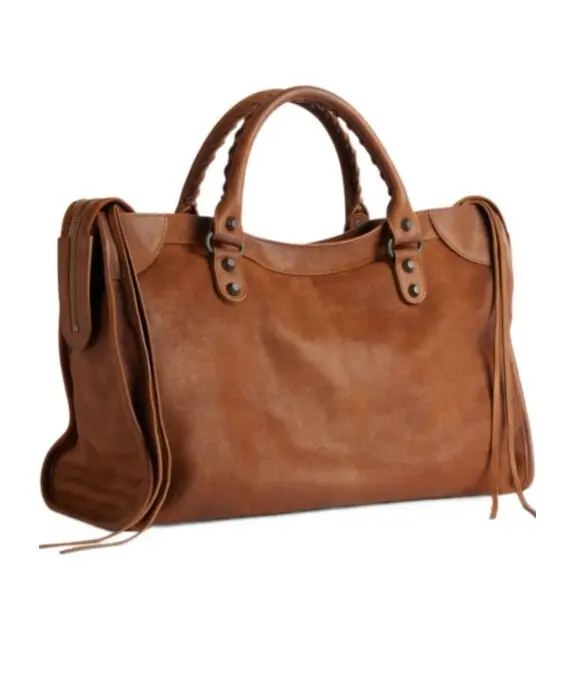 Balenciaga Le City Medium Tote Bag - Caramel
