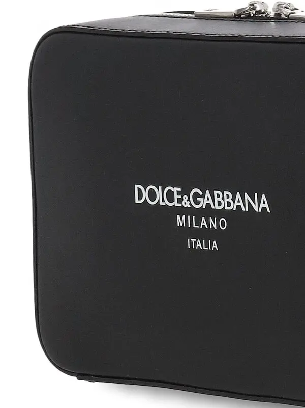Dolce & Gabbana Dolce Gabbana Logo Printed Zipped Messenger Bag