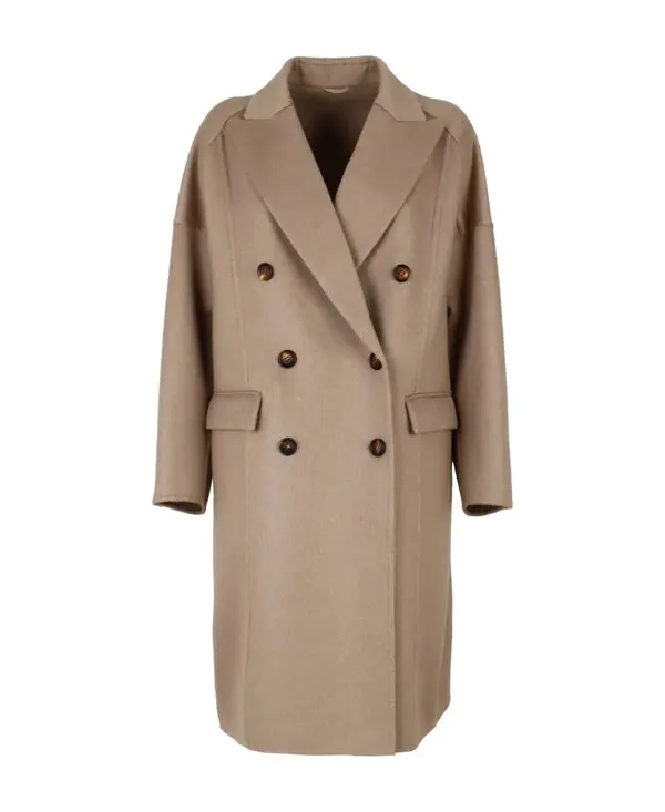 Brunello Cucinelli Double-breasted Cashmere Coat