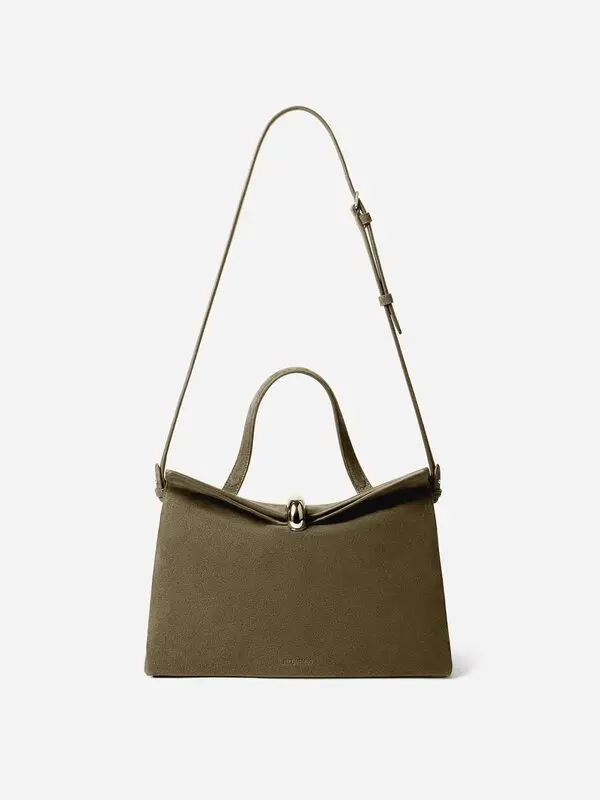 Jacquemus Valérie Magnetic Closure Tote Bag - Khaki
