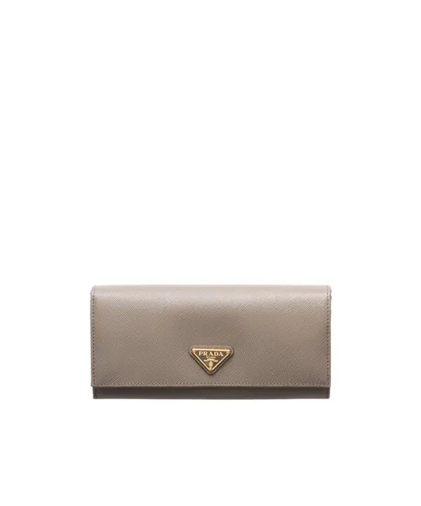 Prada Triangle-logo Leather Wallet