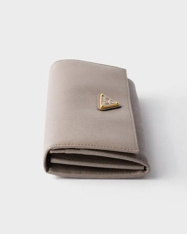 Prada Triangle-logo Leather Wallet