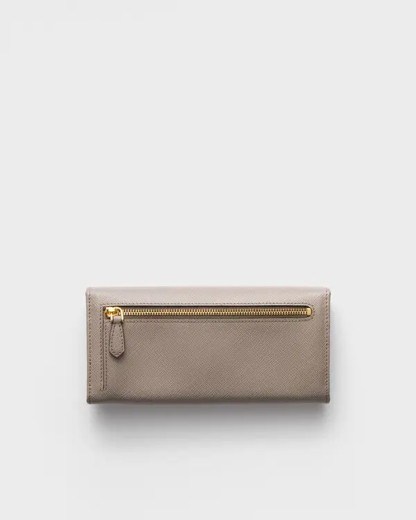 Prada Triangle-logo Leather Wallet