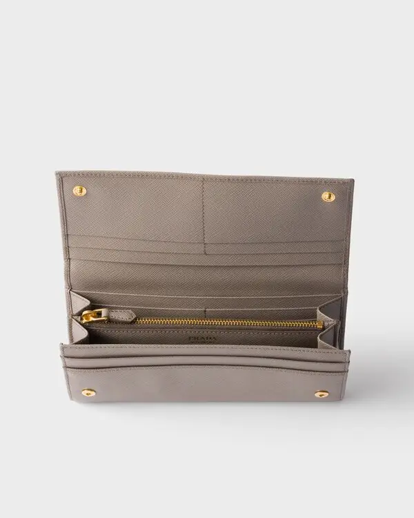 Prada Triangle-logo Leather Wallet