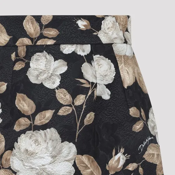 Dolce & Gabbana Dolce Gabbana Floral Printed Midi Skirt