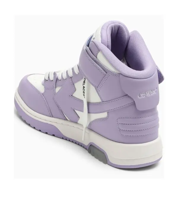Off-White Out Of Office" High-top Sneakers - Purple