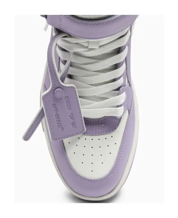 Off-White Out Of Office" High-top Sneakers - Purple
