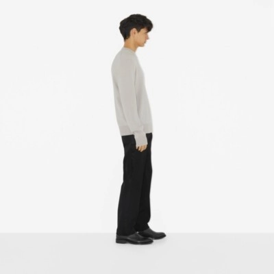 Burberry Equestrian Knight Cashmere Jumper - Gray