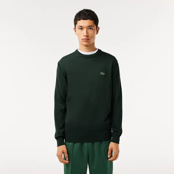 Lacoste Logo Patch Crewneck Sweatshirt