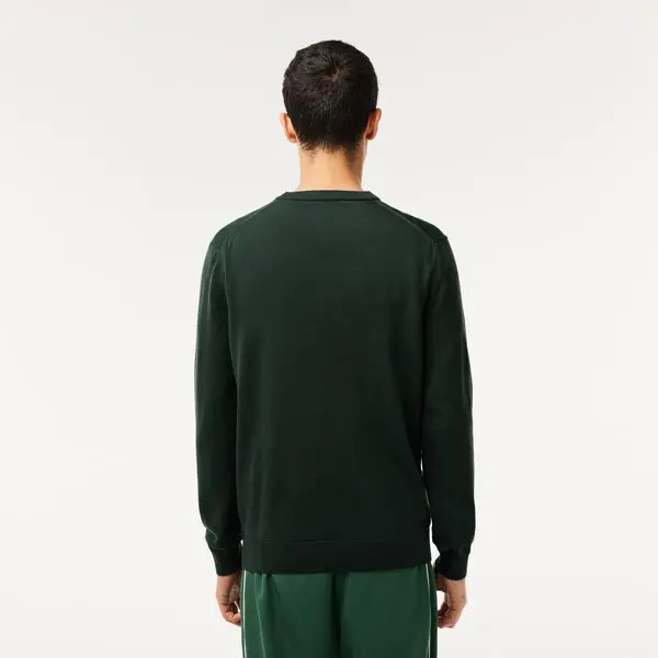 Lacoste Logo Patch Crewneck Sweatshirt
