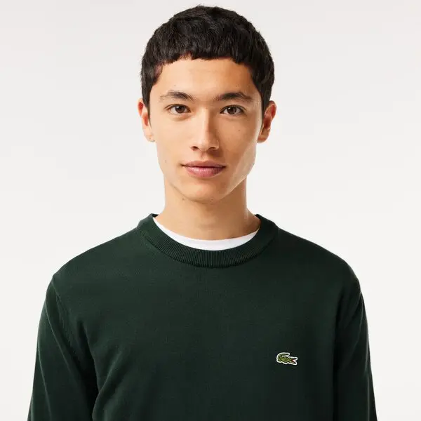 Lacoste Logo Patch Crewneck Sweatshirt