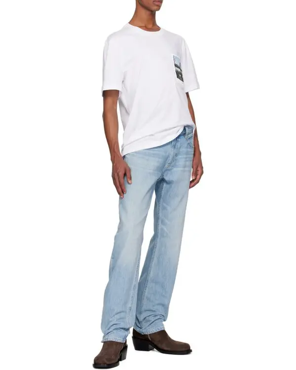 Helmut Lang New York Bridge Postcard T-shirt