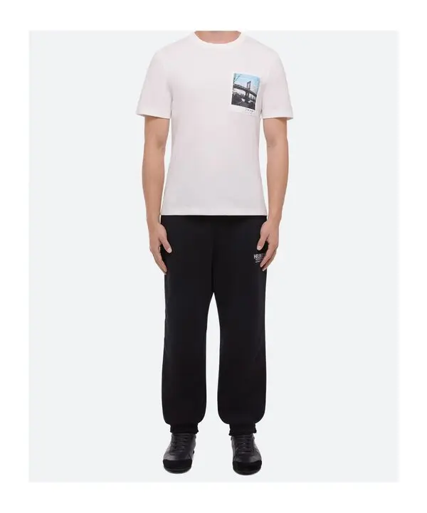 Helmut Lang New York Bridge Postcard T-shirt