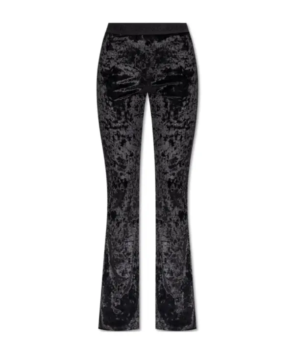 Versace Flared Velour Trousers