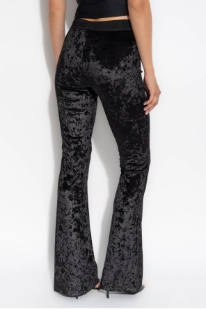 Versace Flared Velour Trousers