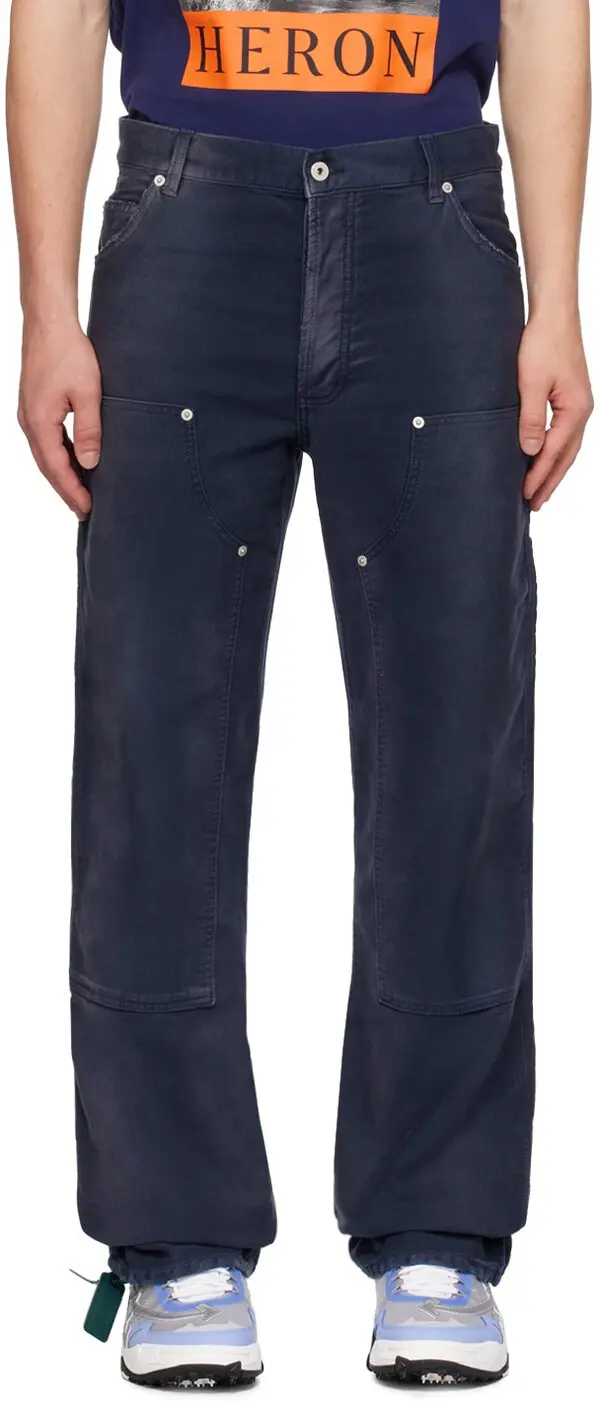 Heron Preston Carpenter Wide Leg Jeans