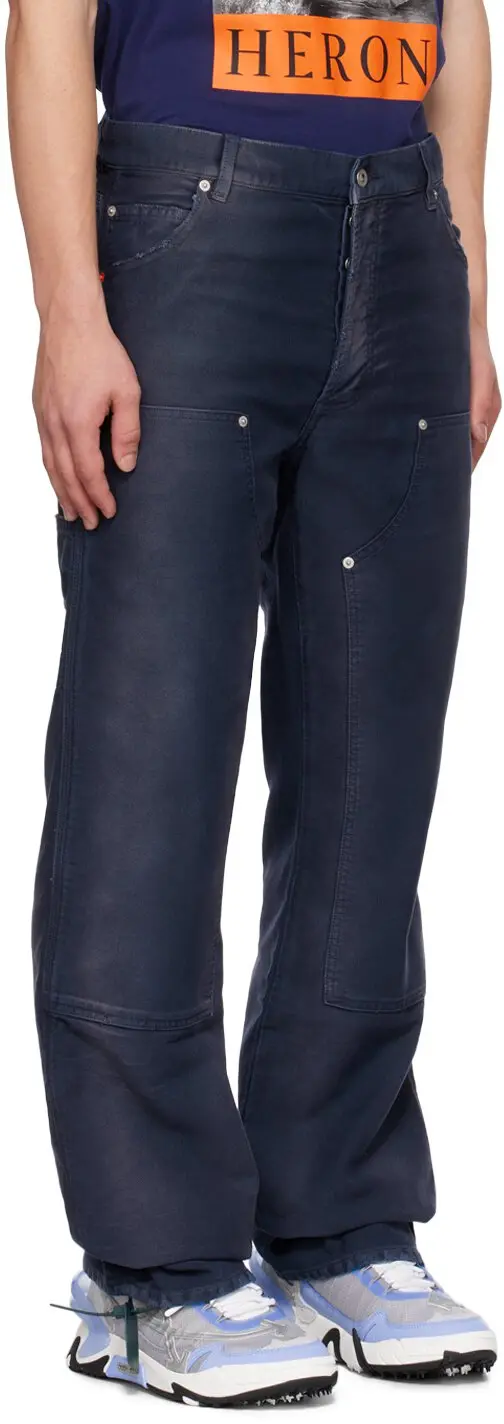 Heron Preston Carpenter Wide Leg Jeans