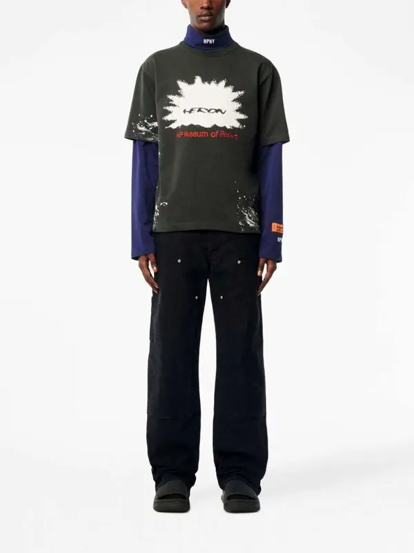 Heron Preston Carpenter Wide Leg Jeans