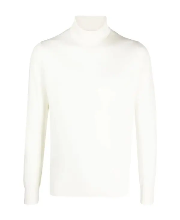 LARDINI Roll-neck Wool Jumper