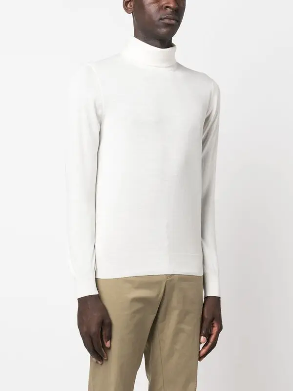 LARDINI Roll-neck Wool Jumper