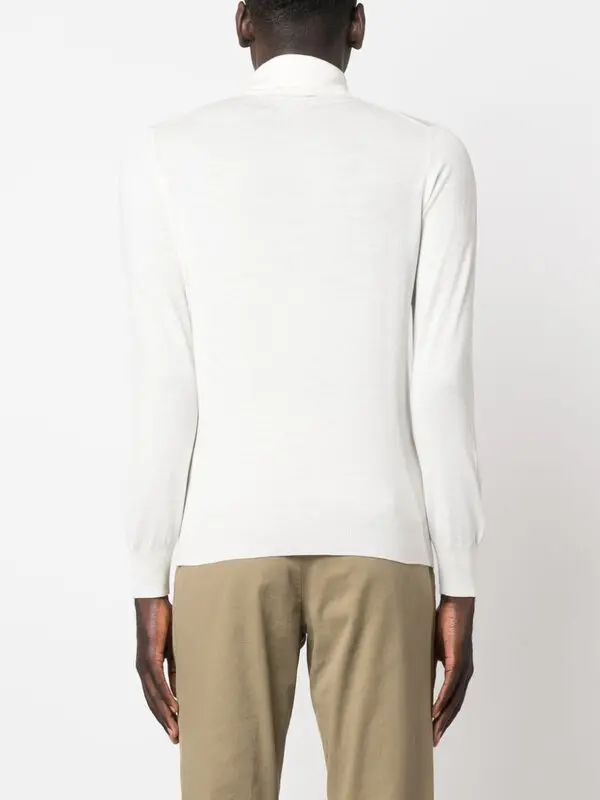 LARDINI Roll-neck Wool Jumper