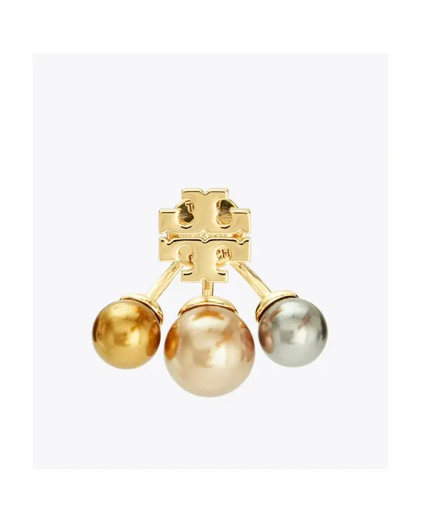 Tory Burch Kira Post-back Pearl Earrings