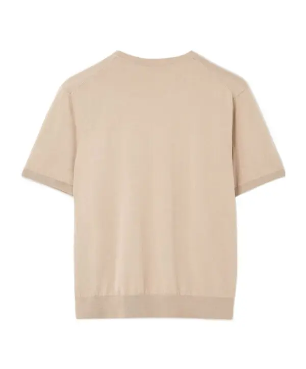 Loro Piana Short-sleeve Cotton Top