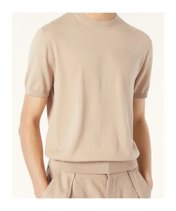 Loro Piana Short-sleeve Cotton Top