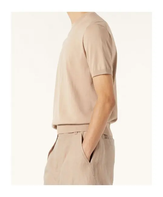 Loro Piana Short-sleeve Cotton Top