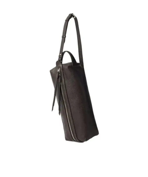 LEMAIRE Nappa Lambskin Shoulder Bag - Dark Chocolate