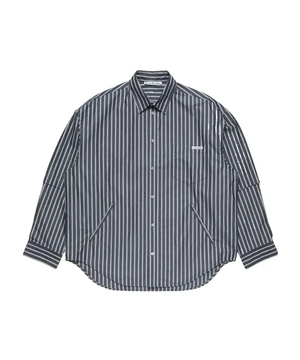 Acne Studios Striped Shirt - Blue/white