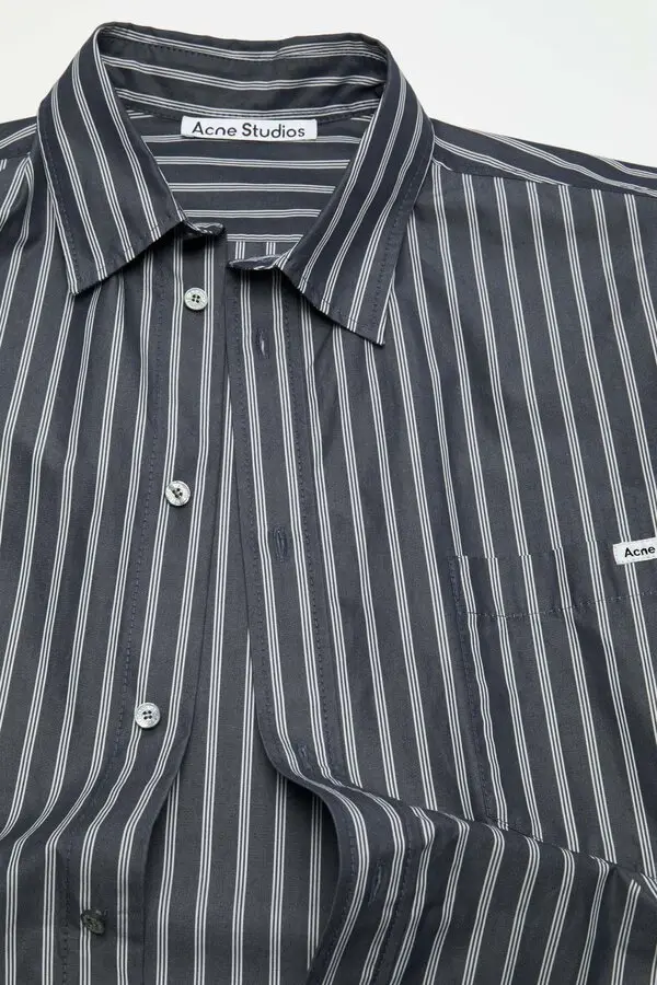 Acne Studios Striped Shirt - Blue/white
