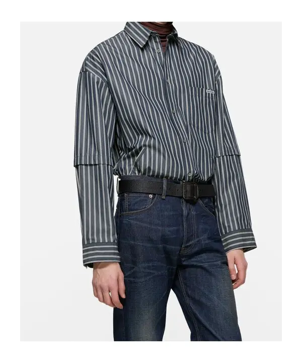 Acne Studios Striped Shirt - Blue/white