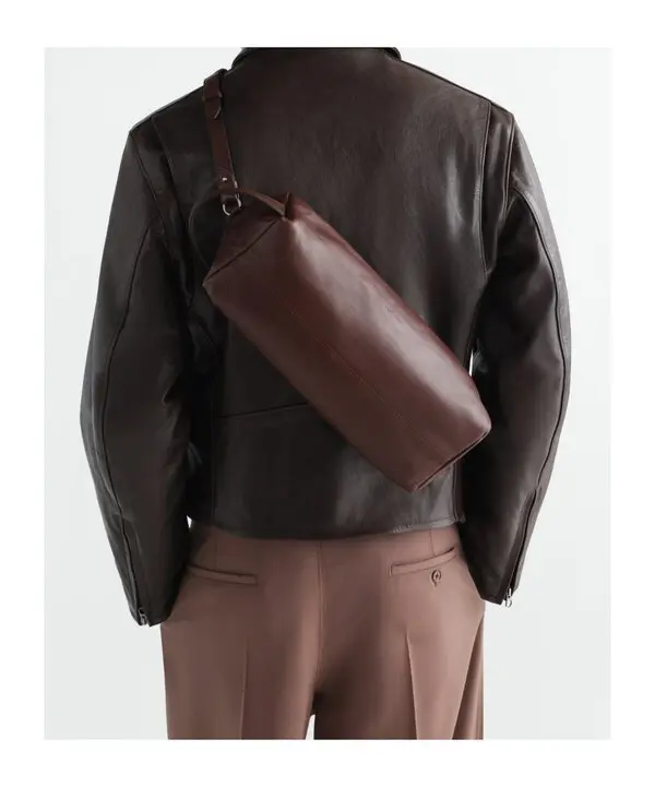 LEMAIRE Care Shoulder Bag In Nappa Lambskin