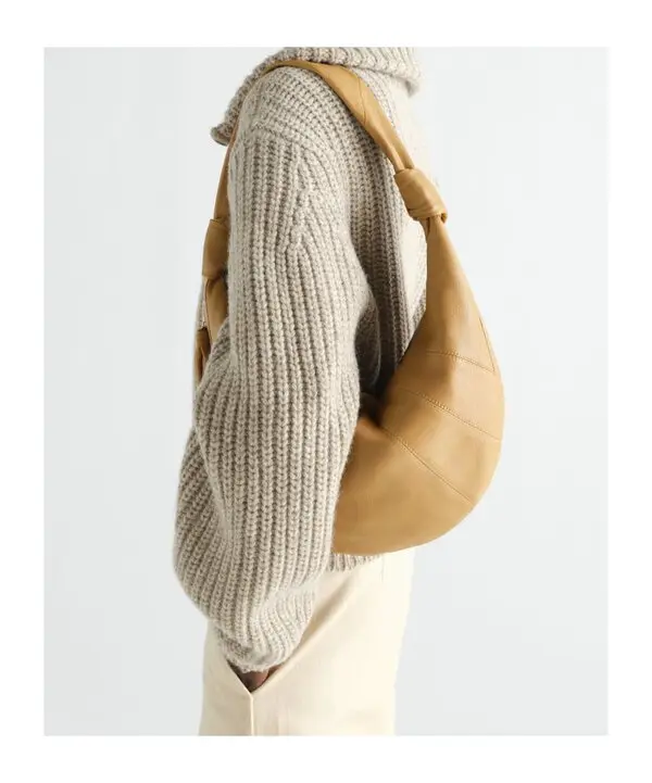 LEMAIRE Fortune Croissant Bag In Goat Leather
