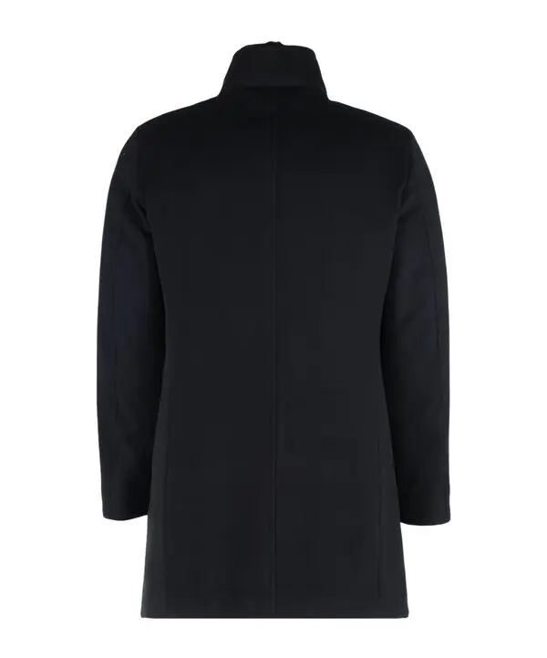 MOORER Feather-down Single-breasted Coat