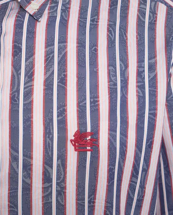 Etro Striped Floral Shirt