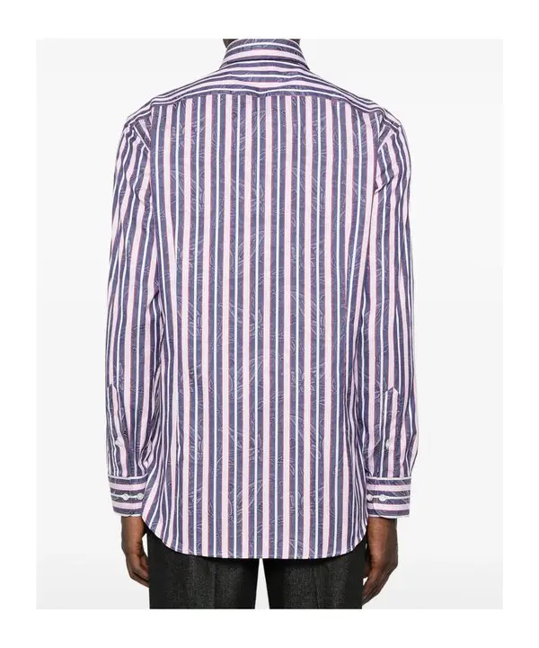 Etro Striped Floral Shirt