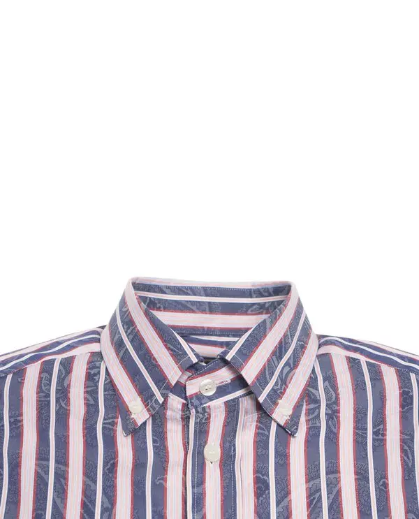 Etro Striped Floral Shirt