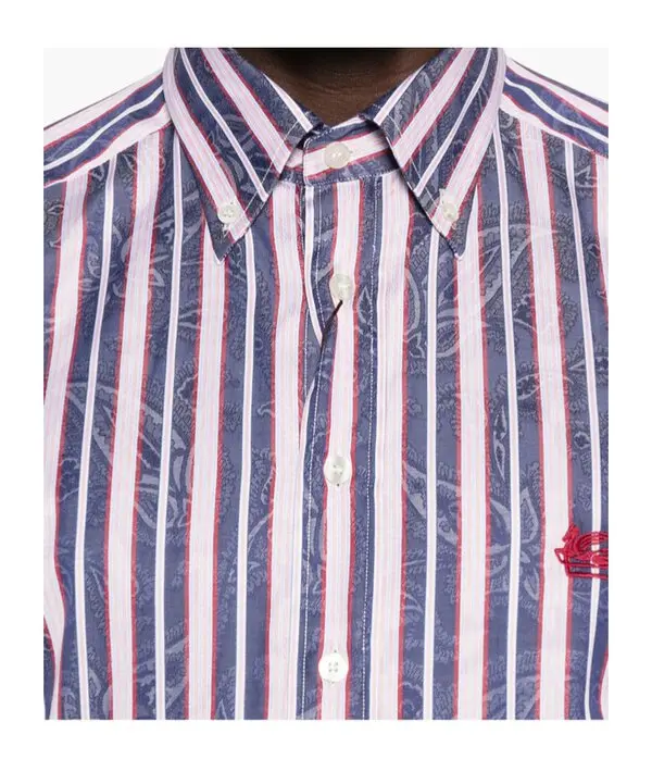 Etro Striped Floral Shirt