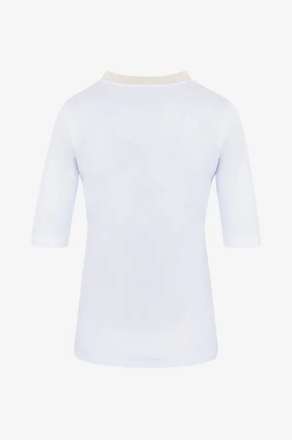 Fabiana Filippi Short-sleeved V-neck T-shirt