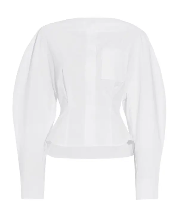Jacquemus La Chemise Barco Boat Neck Shirt