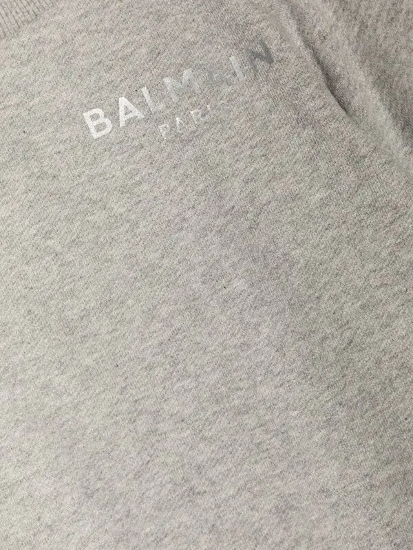 Balmain Logo-print Jersey Cotton Jumper