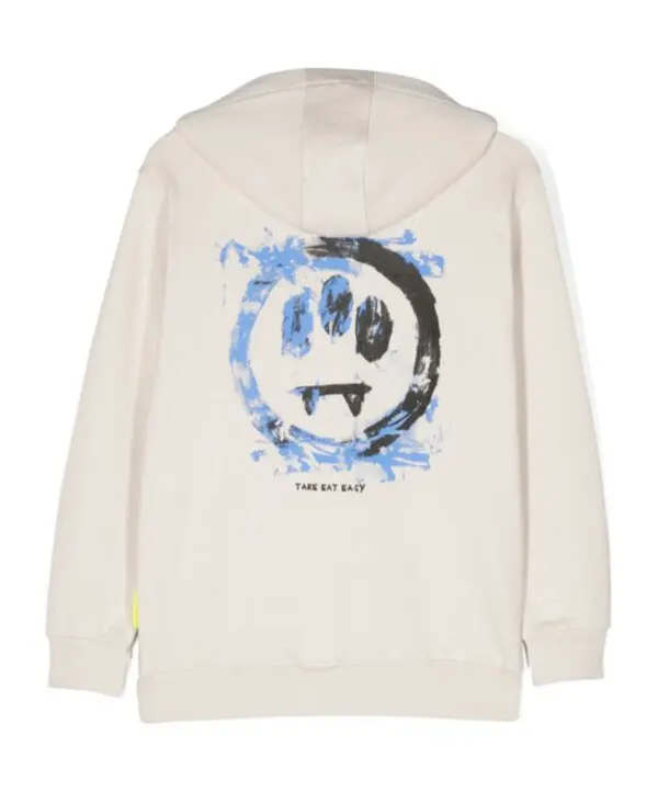 BARROW Graphic-print Cotton Hoodie