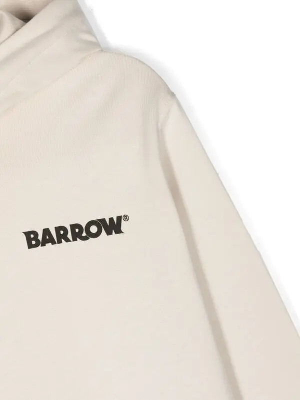 BARROW Graphic-print Cotton Hoodie