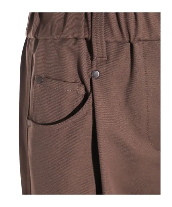 Brunello Cucinelli Elasticated Waistband Cropped Pants