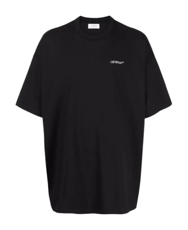 Off-White Logo-print Short-sleeve T-shirt - Black