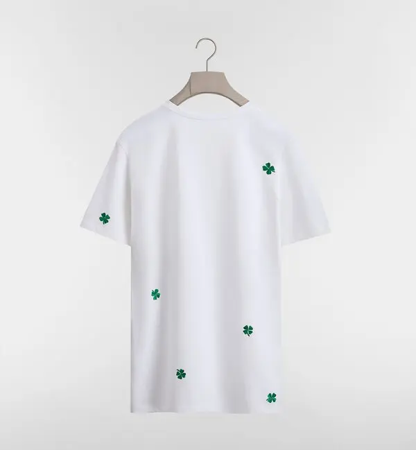 Dior T-shirt With Clover Embroidery, Relaxed Fit