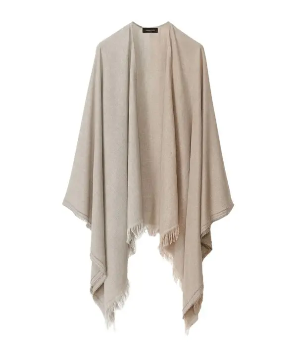 Fabiana Filippi Fringed Hem Scarf - Nude